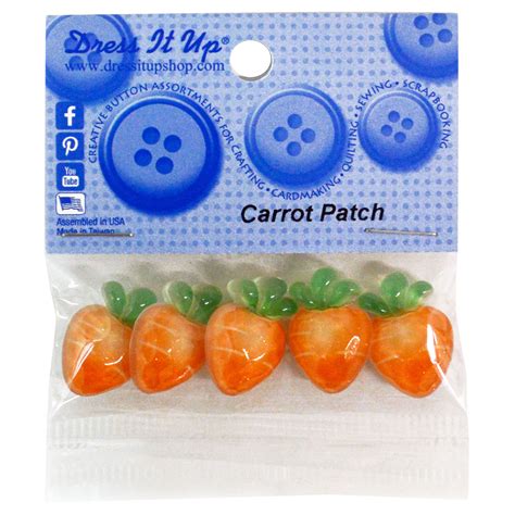 Carrot Patch Buttons