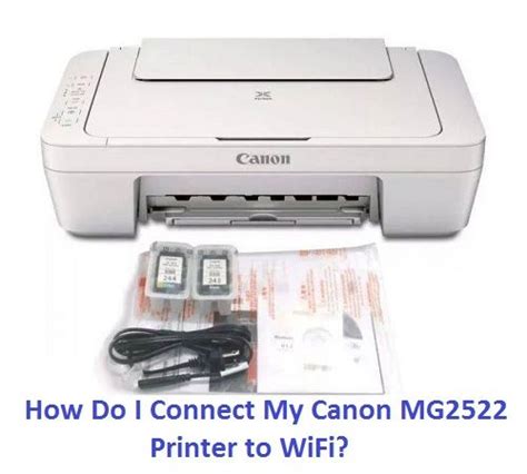 Canon Mg Printer Wifi Setup Guide