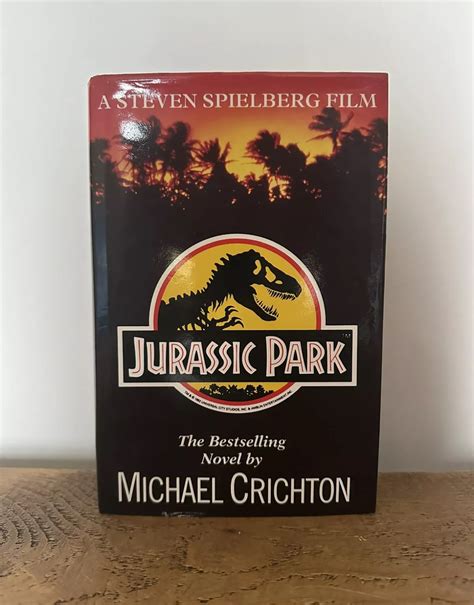 Jurassic Park By Crichton Michael Very Good Hardcover 1991 1st