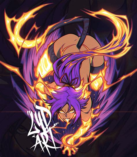 Shihouin Yoruichi Bleach And More Drawn By Lydart Mclo Danbooru