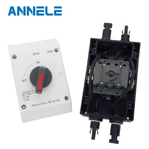 DC 1000V 32A 4 Pole Solar Isolator Switch And Solar PV DC Isolation Main Switches For DC