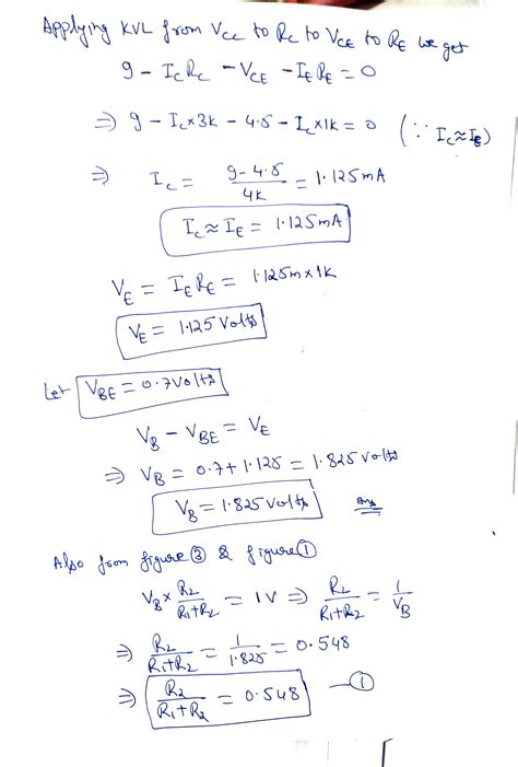 Solved In Figure 3 Find The Input Voltage Vb Corresponding To Vce45v Course Hero