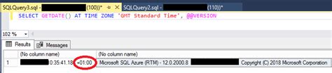 Handling British Summer Time Daylight Savings Time In Azure SQL