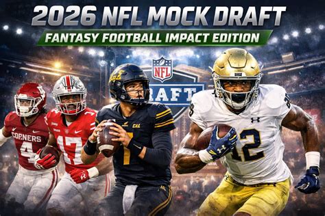 2026 Nfl Mock Draft Fantasy Football Impact Edition
