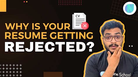 Why Is Your Resume Getting Rejected Resume Guide For Freshers Youtube
