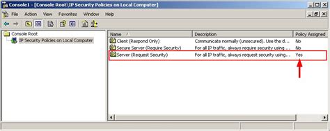 Internet Protocol Security IPSec Configuration