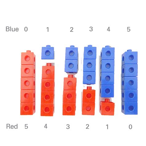 ชุดลูกบาศก์ตัวต่อฝึกทักษะคณิตศาสตร์ ขนาด 2 Cm 200 ชิ้น 2 Cm Interlocking Cube 200 Pcs