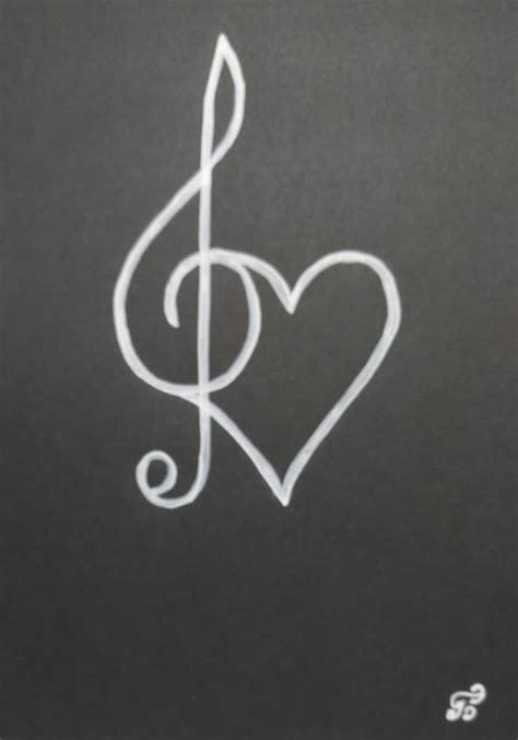 Картина «Мелодия любви Бумага Шариковая ручка 2022 г