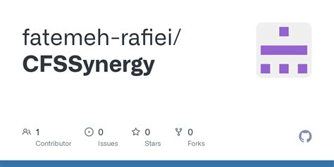 GitHub Fatemeh Rafiei CFSSynergy