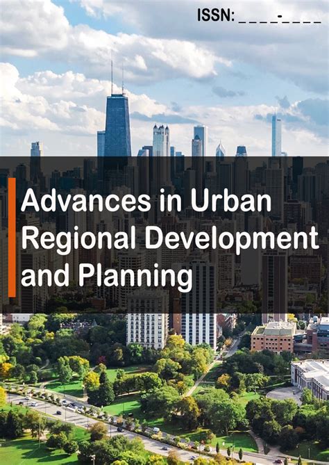 Advances In Urban Regional Development And Planning Opast Publishing