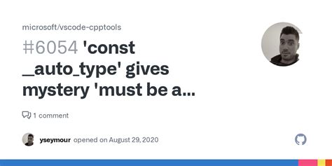 Const Auto Type Gives Mystery Must Be A Placeholder For The