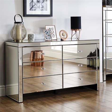Birlea Seville Wide Chest Mirrored Buy Online Cfs Uk 105338