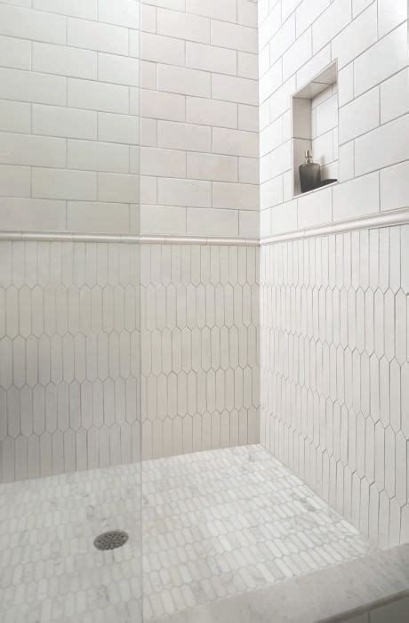 Hudson White Picket Wood Look Tile Bathroom White Bathroom Storage