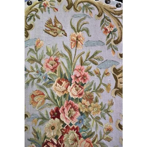 4 Panel Needle Point Room Divider Chairish