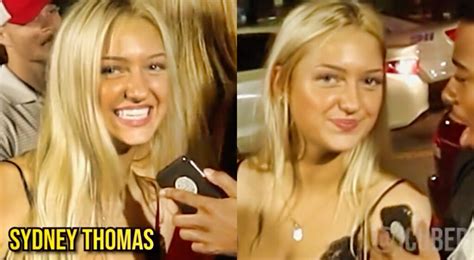 Video Viral Ring Girl Sydney Thomas Was Asked During Street Interview About The Last Time She