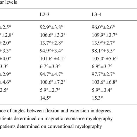 Functional Range Of Motion Rom Flexion And Extension Of The Lumbar