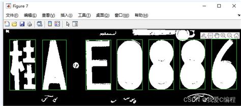 基于mser的车牌提取和字符分割仿真mser 获取车牌字符区域 Csdn博客