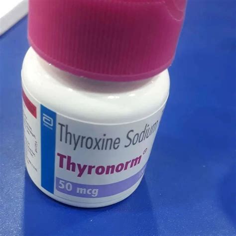 Thyronorm 50mcg Thyroxine Tablet At ₹ 139bottle Thyroxine Sodium