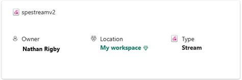 ดูรายละเอียดของสตรีมในฮับเวลาจริงของ Fabric Microsoft Fabric