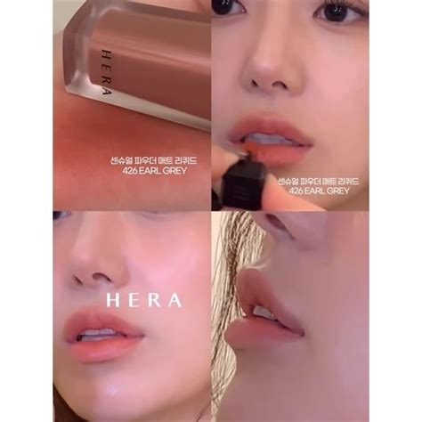 Son Mini Hera Sensual Powder Matte Liquid 426 Earl Grey Mỹ Phẩm