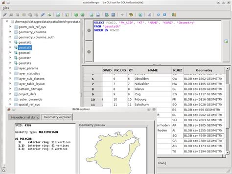 Spatialite — Osgeolive 160 Documentation