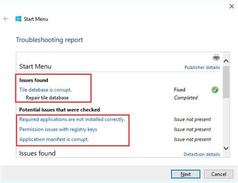 Fixed Start Menu Not Working On Windows 1110