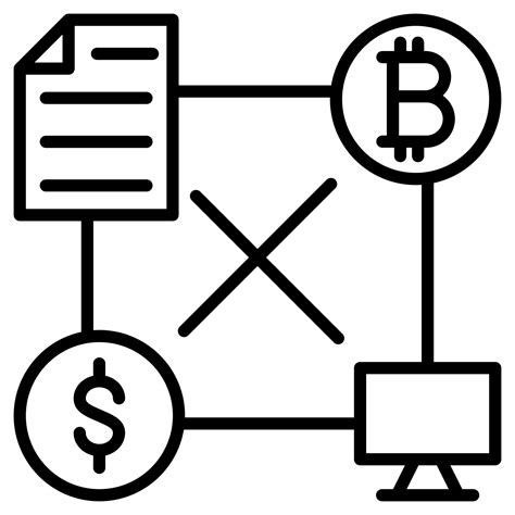 Distributed Ledger Icon Line Vector Illustration Vector Art At Vecteezy