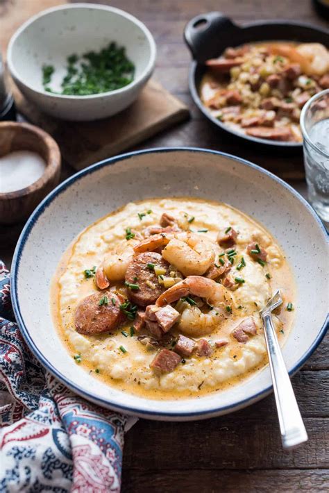 Creamy Shrimp And Grits With Andouille Sausage At Hayley Haynes Blog