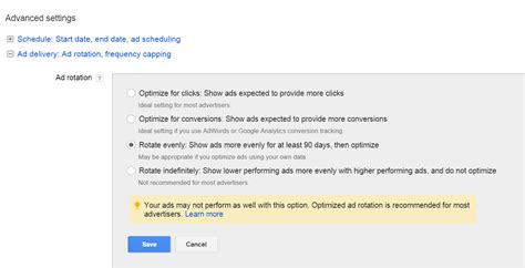 adwords ad rotation thesemarket