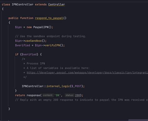 How To Integrate Laravel 8 And Paypal Ipn Messages Paypal Community