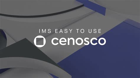 Ims Software Suite Cenosco Ims Software Suite Cenosco