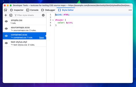 Style Editor Firefox Source Docs Documentation