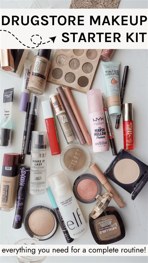 Drugstore Basic Makeup Kit For Beginners