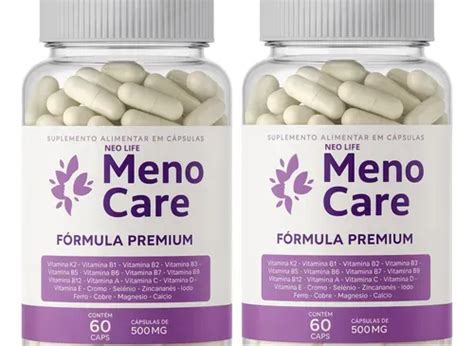 2 Meno Care 60 Caps Original Envio Rápido Fórmula Avançada Natural