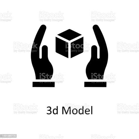 3d 모델 벡터 솔리드 아이콘 디자인 그림입니다 흰색 배경에 디자인 및 개발 기호 Eps 10 파일 개념에 대한 스톡 벡터 아트 및 기타 이미지 Istock