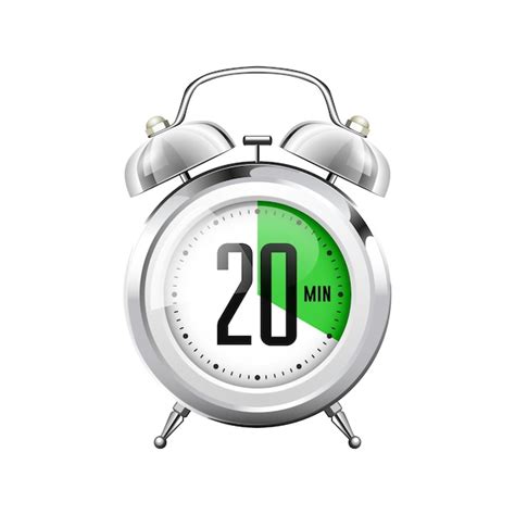 Premium Vector Vector Timer For 20 Minutes