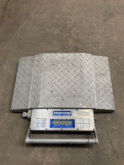 Wireless Solar Wheel Load Scale Pt300 100128 Intercomp