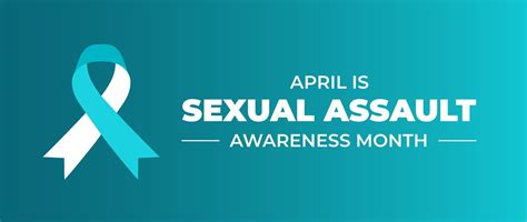 Sexual Assault Awareness Month Background Or Banner Design Template