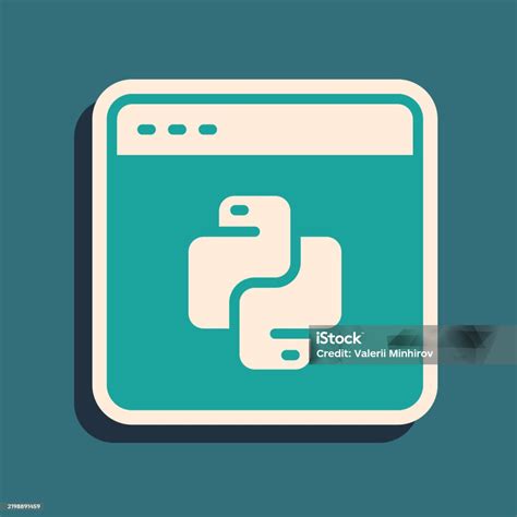 Green Python Programming Language Icon Isolated On Green Background Python Coding Language Sign