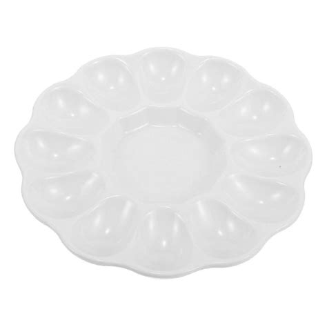 Egg Platter Ceramic Deviled Egg Tray Catering Platter Eggs Serving Tray