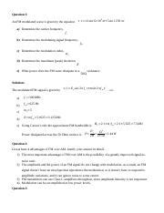 Angle Modulation Solved Problems Pdf ANGLE MODULATION Solved Problems Problem 1 A Phase
