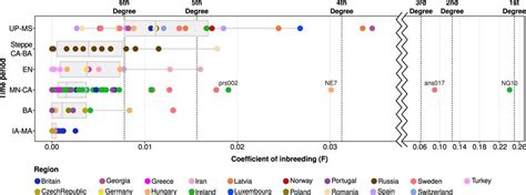 Levels Of Inbreeding Through Time In Ancient Populations Inbreeding Download Scientific Diagram