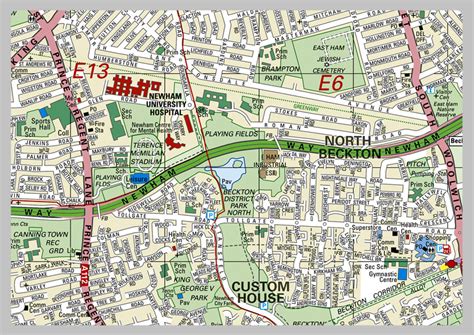 Newham London Borough Map I Love Maps