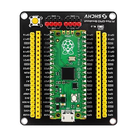 For Raspberry Pi Pico Gpio Breakout Extension Board Adapter Sensor
