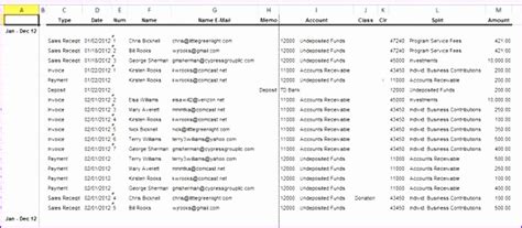 8 Quickbooks Excel Import Template Excel Templates Excel Templates