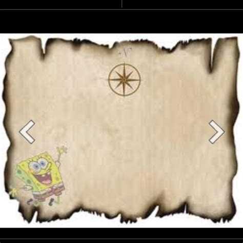 Spongebob Treasure Map
