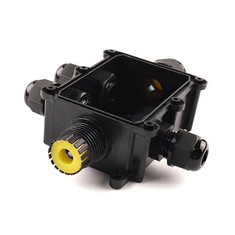 Badu Bg Ip68 Водоустойчива разпределителна кутия за контрол на захранването Черна 2 3 4 4 5 6