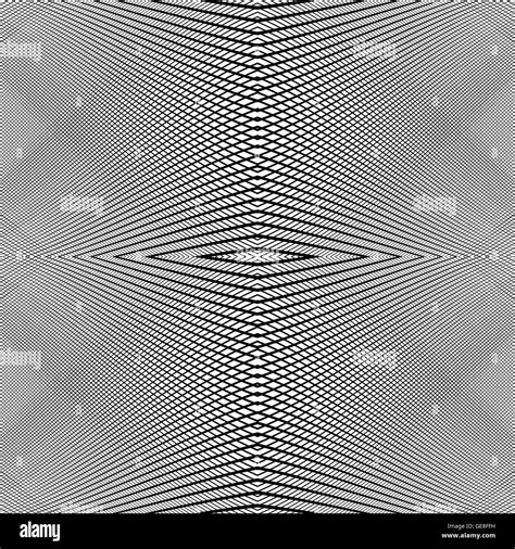 Grid Of Dynamic Lines Seamlessly Repeatable Mesh Pattern Distorted Warped Cellular