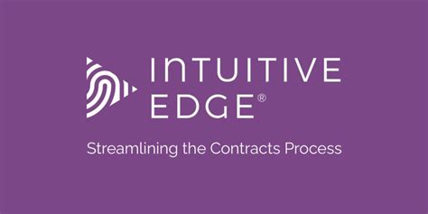 Streamlining Procurement Contract Templates Intuitive Edge Streamlining The Contract Process