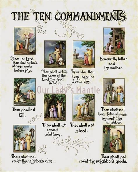 10 Mandamientos Catolicos